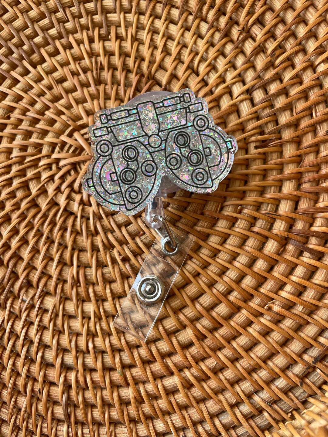 Phoropter Badge Reel, Ophthalmic Nurse Retractable Badge Reel ...