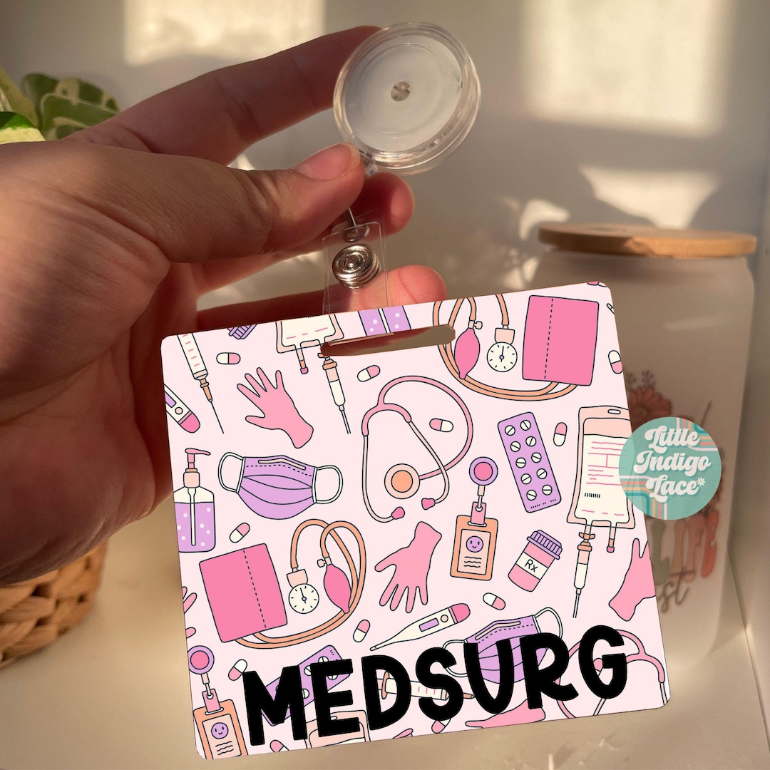 SPD Tech Badge Buddy PEDS Nurse Badge Gift for Medsurg Rn Custom NICU ...