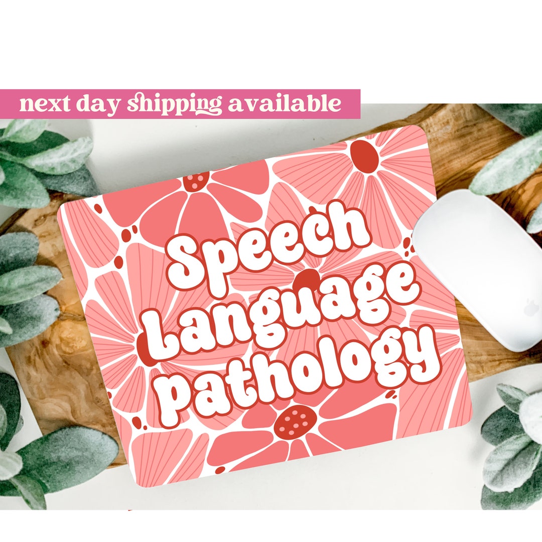 SLP Mouse Pad Gift for Speech Language Pathologist, Speechie Mousepad ...