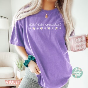 Minimal Child Life Specialist Comfort Colors Shirt, Gift for CCLS ...