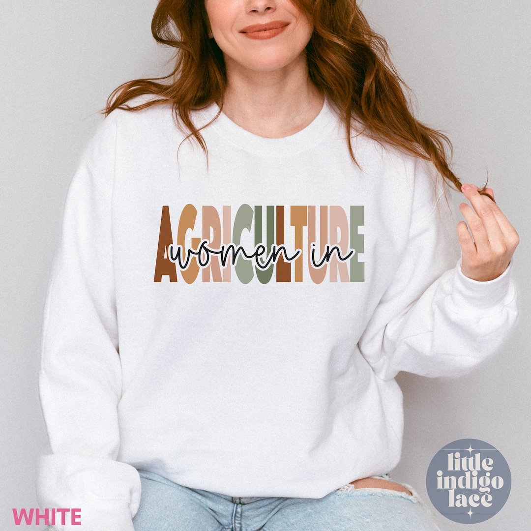 Agriculture Sweatshirt, Women in Agriculture Sweater, Women in Ag ...