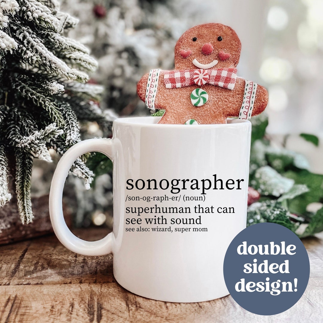 Ultrasound Tech Mug, Sonography Coffee Mug, Sonographer Definition Mug ...