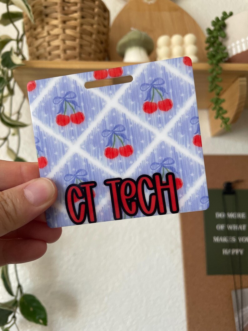 Coquette Cherry Bow Xray Badge Buddy Holder, NICU Nurse Badge Buddy ...