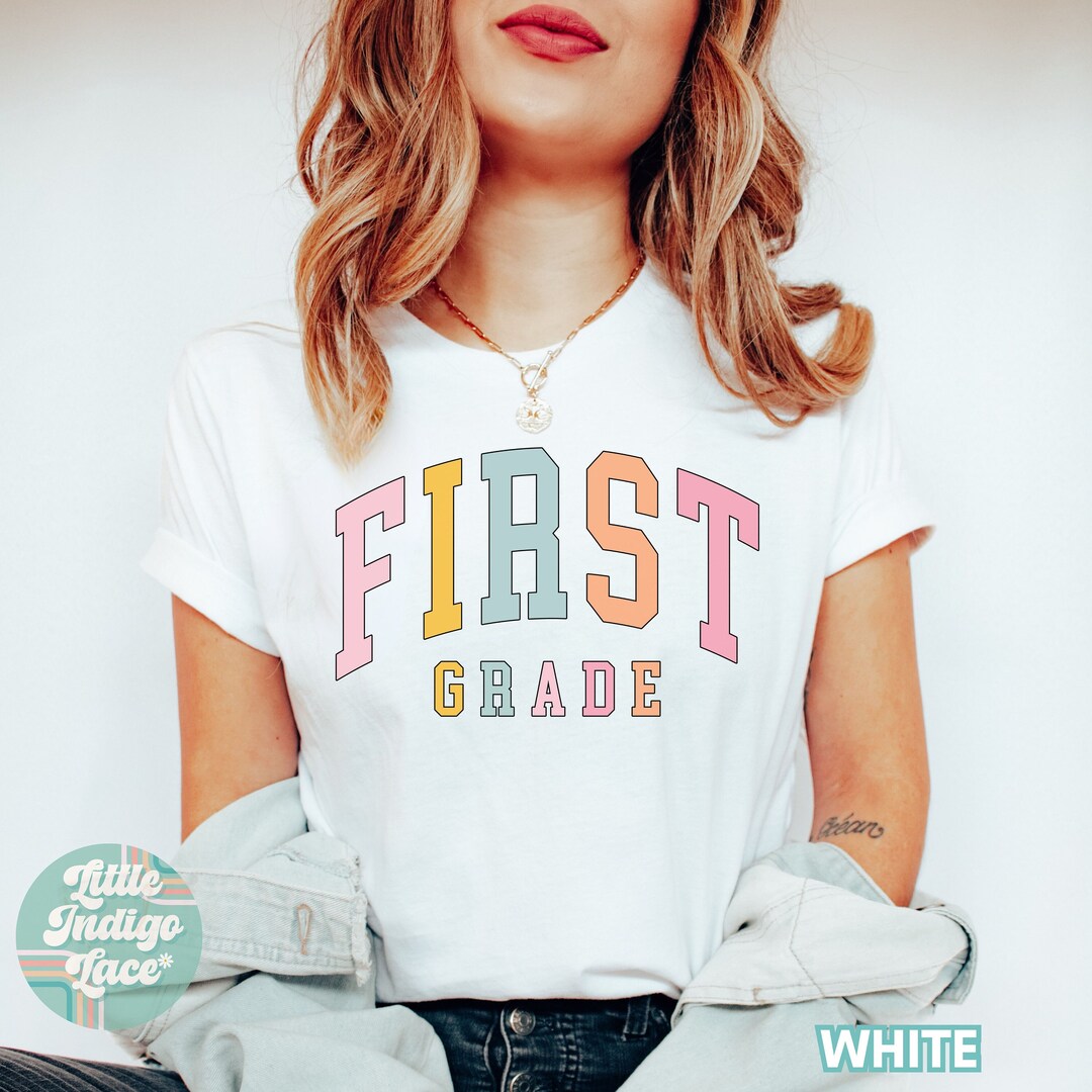 First Grade Teacher Shirt, 1st Grade Dream Team Teacher Shirt, Fun ...