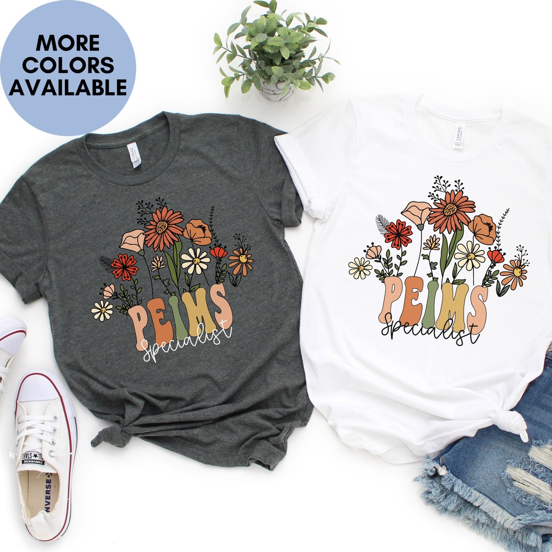 PEIMS Specialist Shirt Floral Public Education Information Management ...