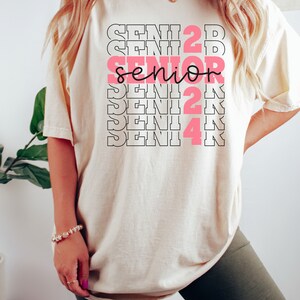 Groovy High School Senior 2024 Grad Shirt, Retro Senior 2024 T Shirt ...