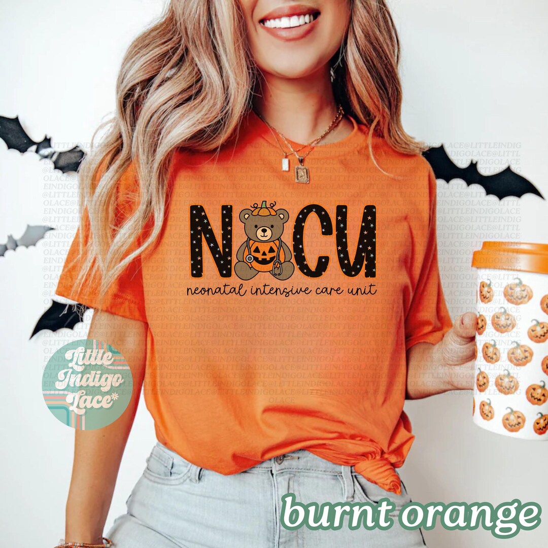 Halloween Nicu Shirt Spooky Nicu Nurse Shirt Gift for Neonatal Icu Rn ...