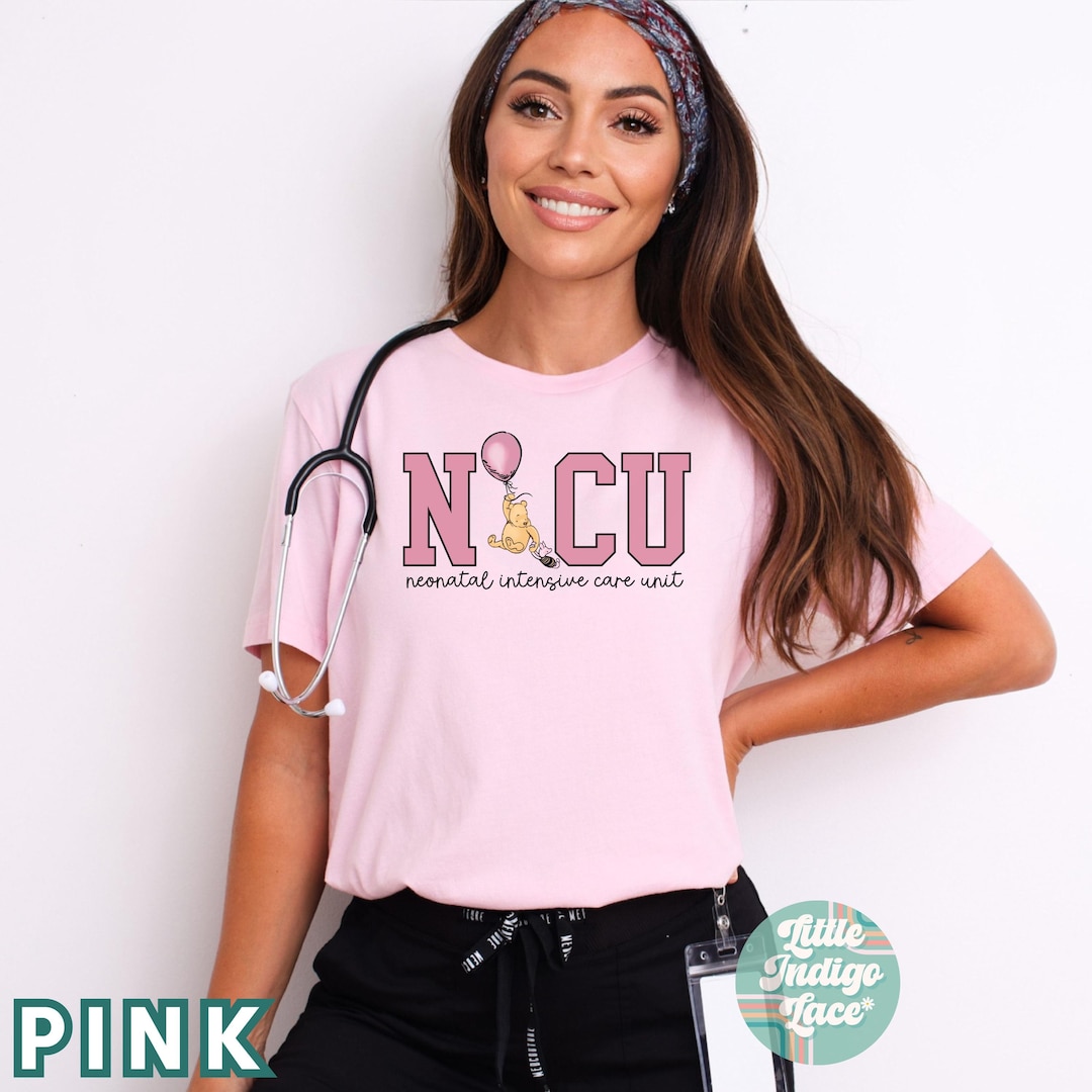 NICU RN Shirt Classic Winnie-the-pooh Neonatal Icu Nurse Tshirt ...