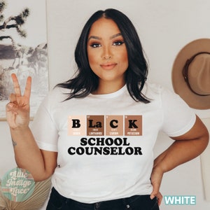 Black School Counselor Shirt, Black History Shirt, Black History Month ...