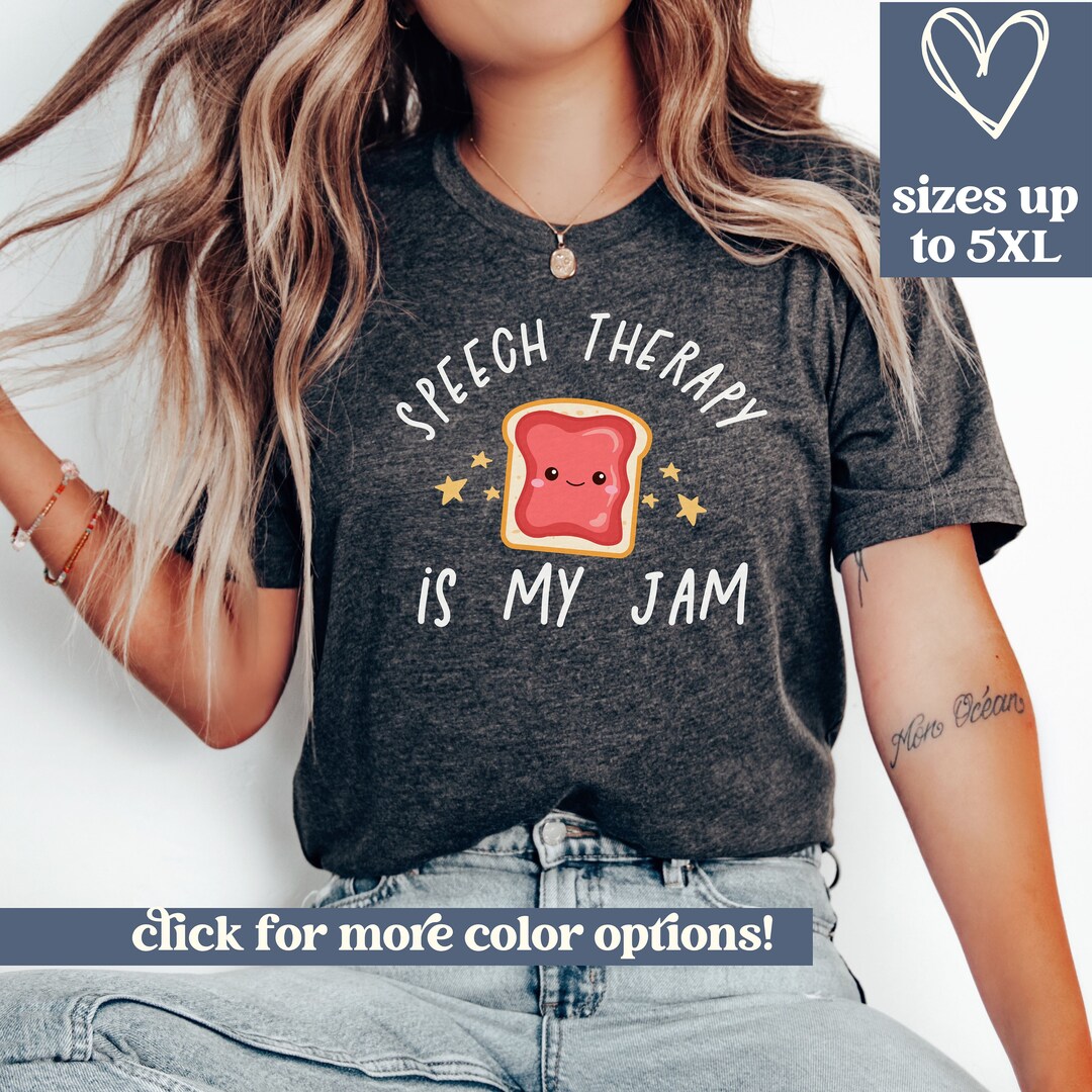 Speech Therapy is My Jam Shirt, Gift for SLP, Funny SLP Shirt, Aac Slp ...