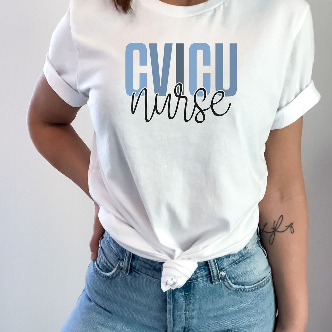 Peds Cvicu Nurse Cvicu Nurse T Shirt Cvicu Crewneck Cvicu - Etsy