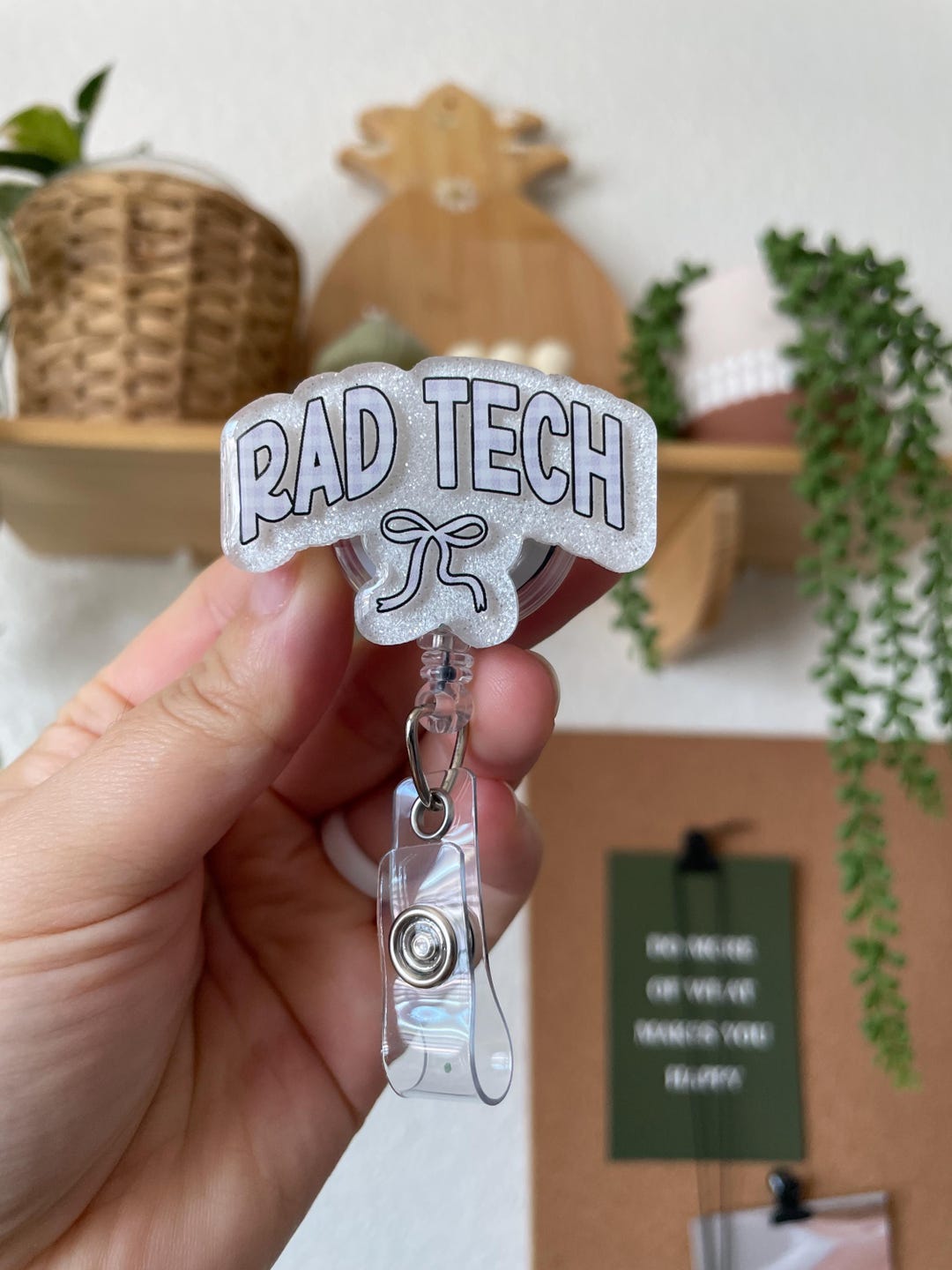 Coquette Rad Tech Badge Reel, MRI Badge Reel, CT Tech Badge Reel, Xray ...