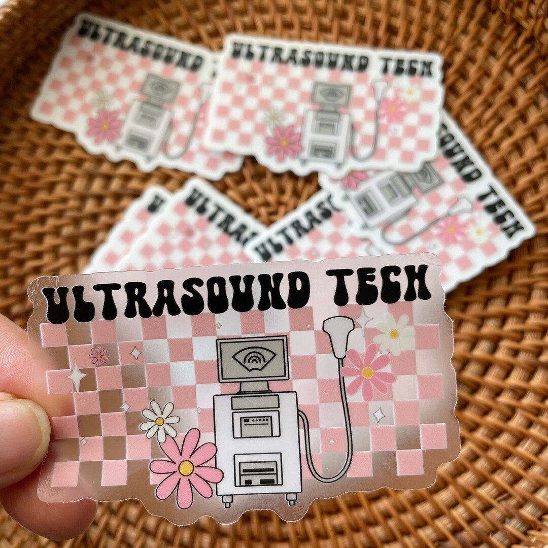 Ultrasound Tech Sticker for Sonographer, Sonography Student Sticker for ...