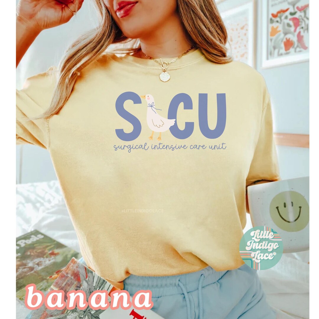 Goose SICU Shirt Sicu Nurse Tee Gift for Surgical ICU Grad Bow Surgical ...