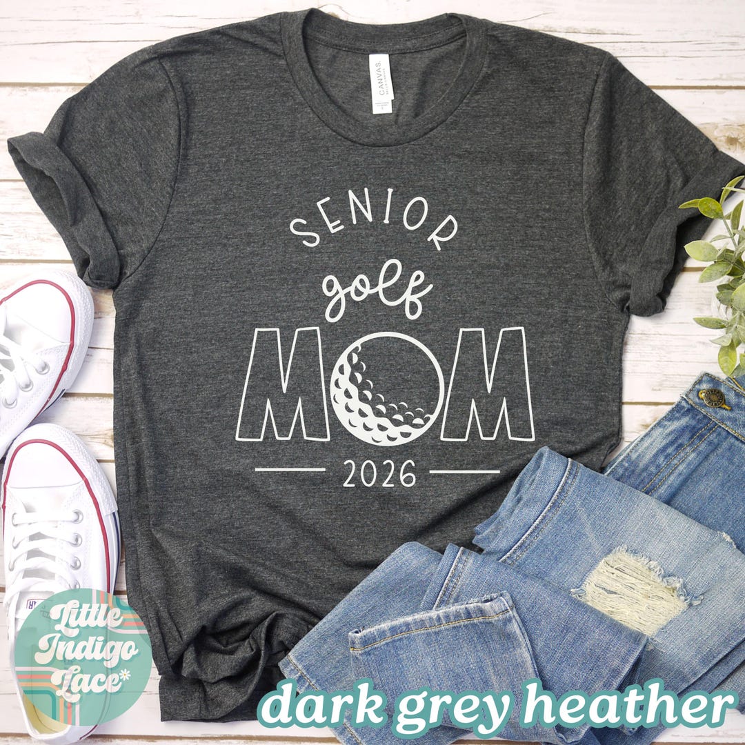 Senior Golf Mom Shirt Proud Senior Mom Tshirt Gift for Golf Mom Tee ...