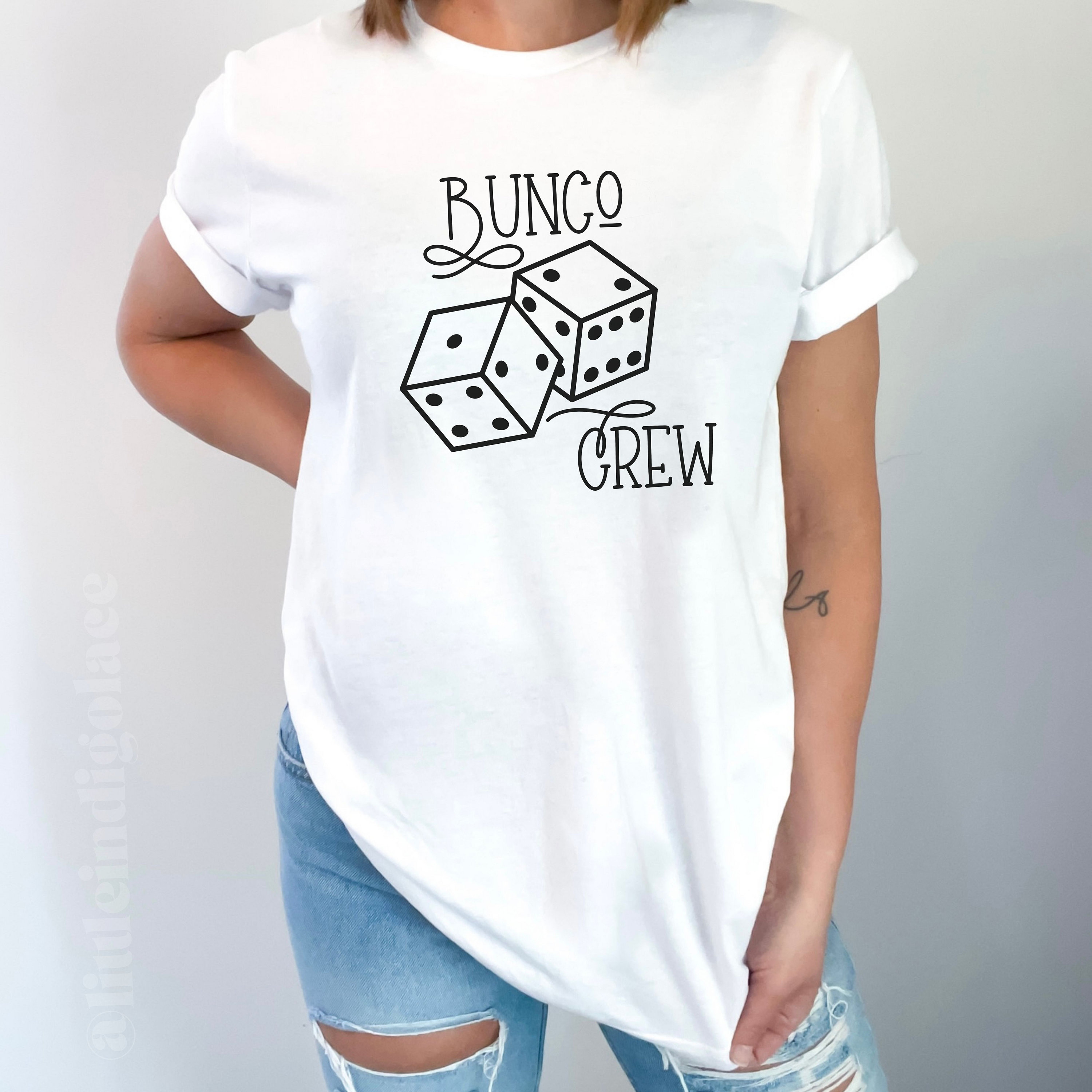 Bunco Crew T-shirt Bunco Queen Tee Bunco Night Tshirt Bunco - Etsy