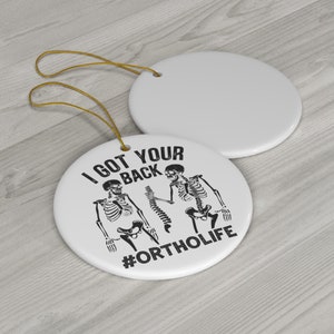 Ortho Christmas Ornament, Ortho Nurse Ornament, Orthopedic Surgeon Gift ...