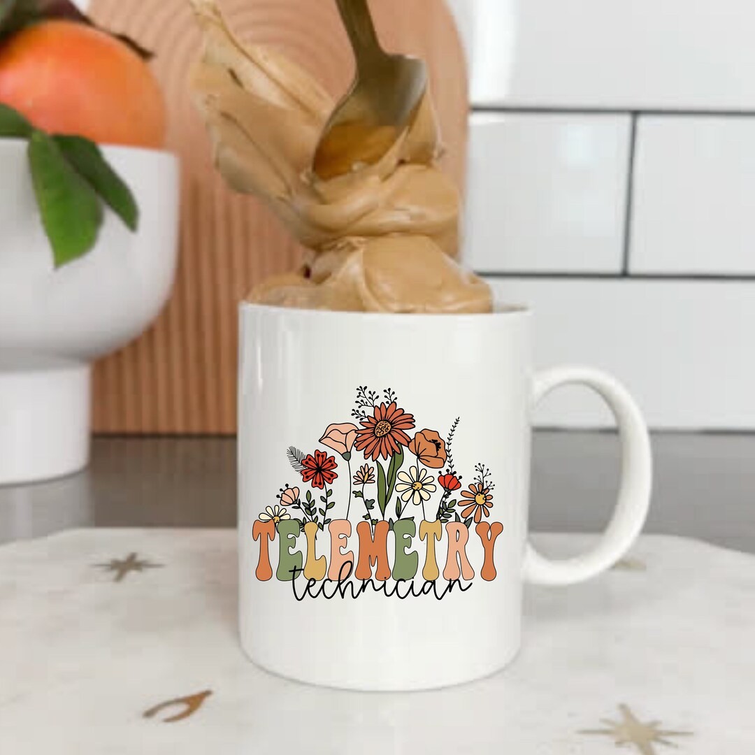 Telemetry Tech Cup, Telemetry Technician Coffee Mug, Gift for Tele Tech ...