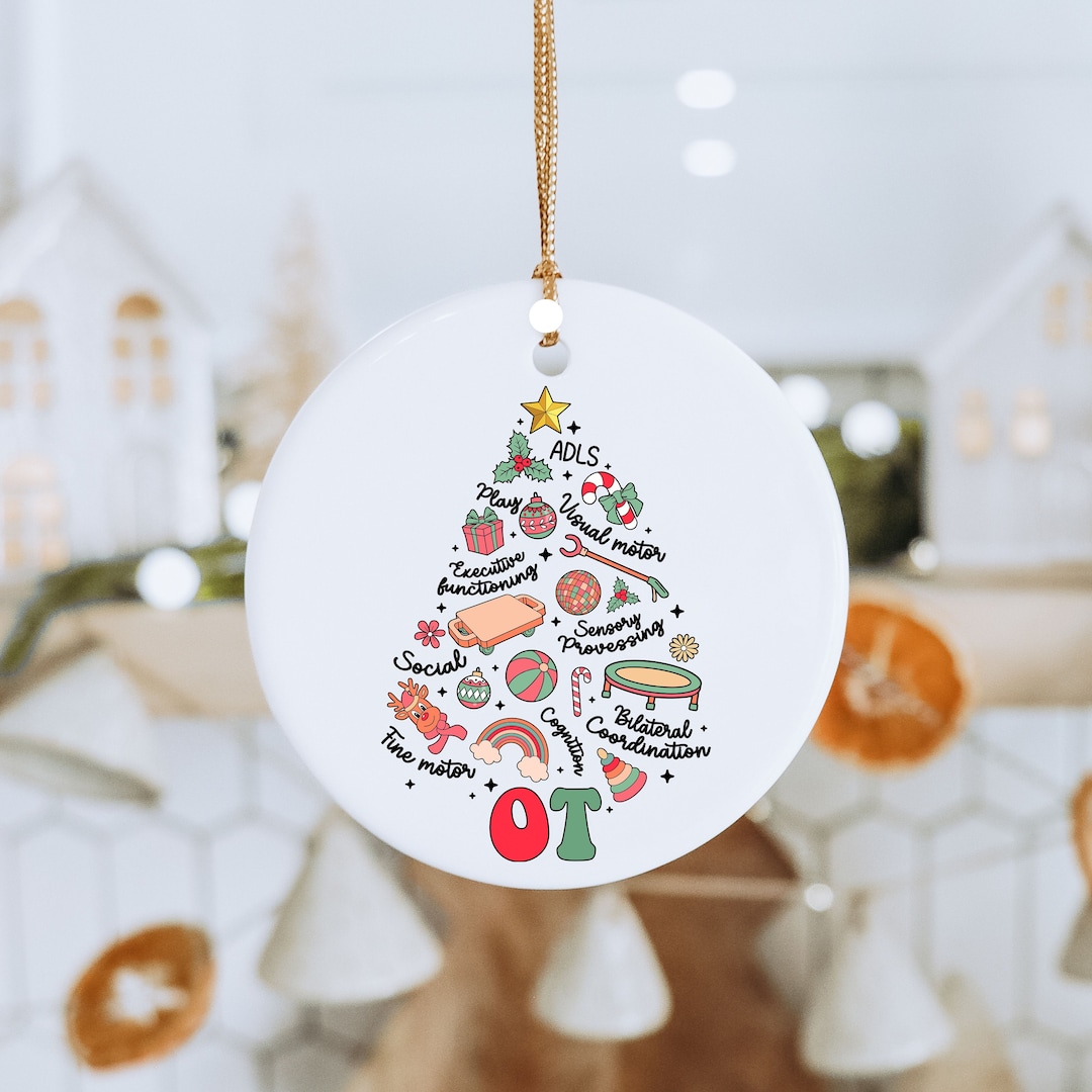Occupational Therapist Christmas Ornament, Occupational Therapy Student ...