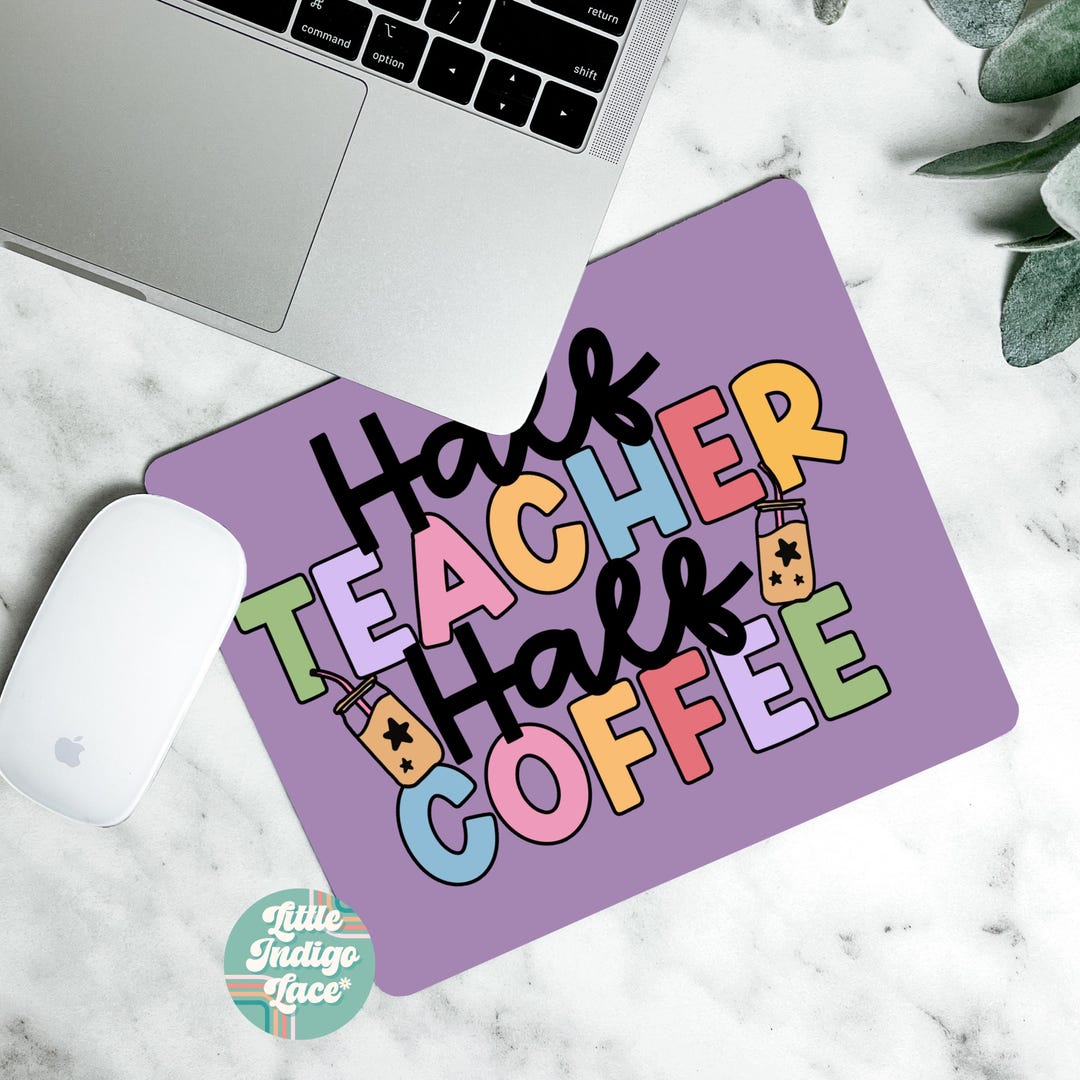 Coffee Teacher Mousepad, Gift for Teacher Appreciation, Teacher Mouse ...