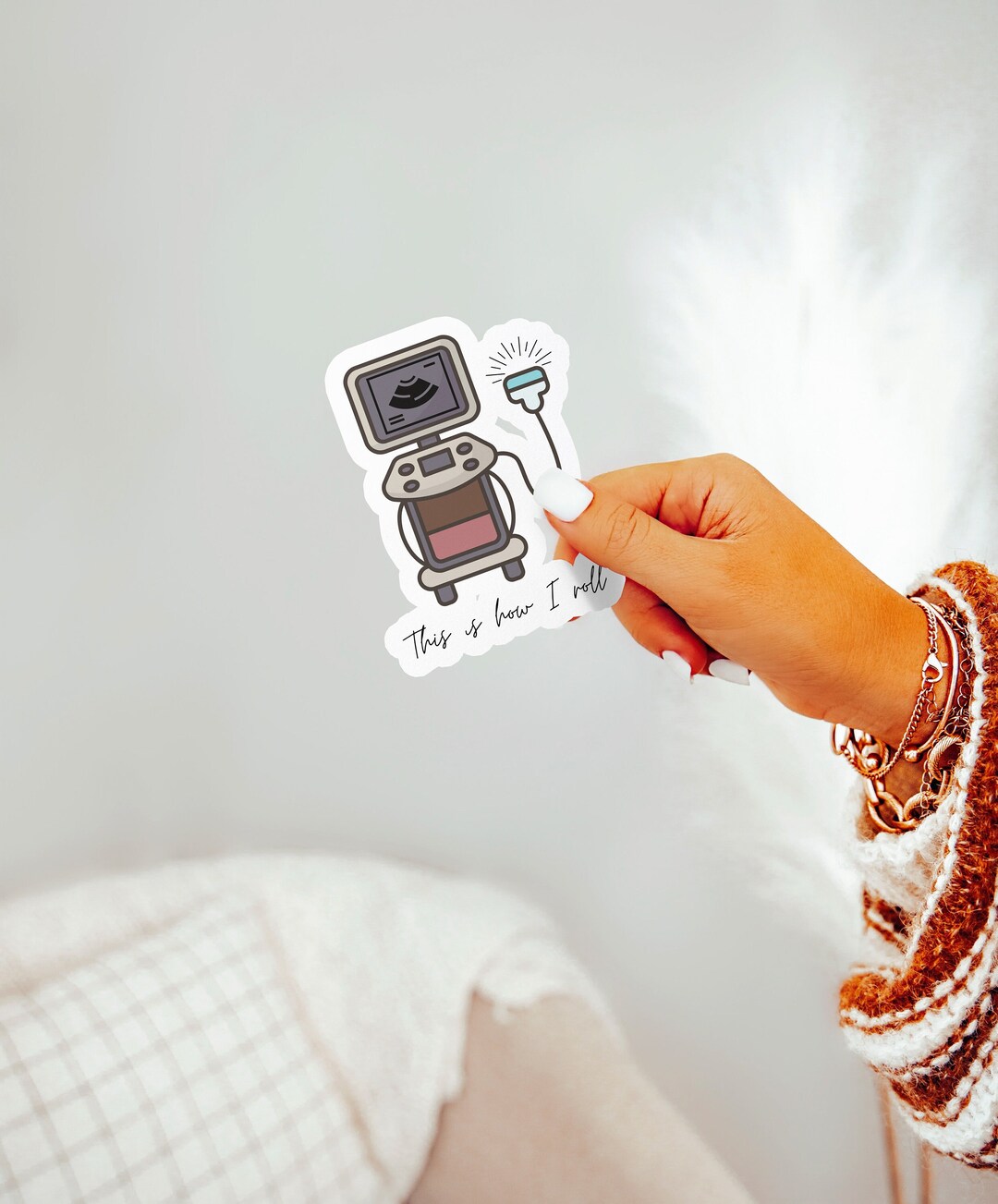 Ultrasound Tech Sticker for Sonographer, Sonography Student Sticker for ...