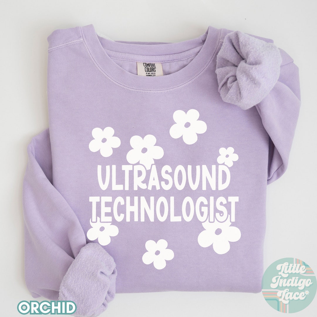 Sonographer Sweatshirt Retro, Ultrasound Tech Gift, MFM Sonographer ...