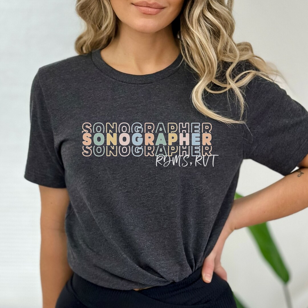 RVT Rdms Shirt, RDMS Graduation Gift, RVT Shirt, Ultrasound Tech Tshirt ...
