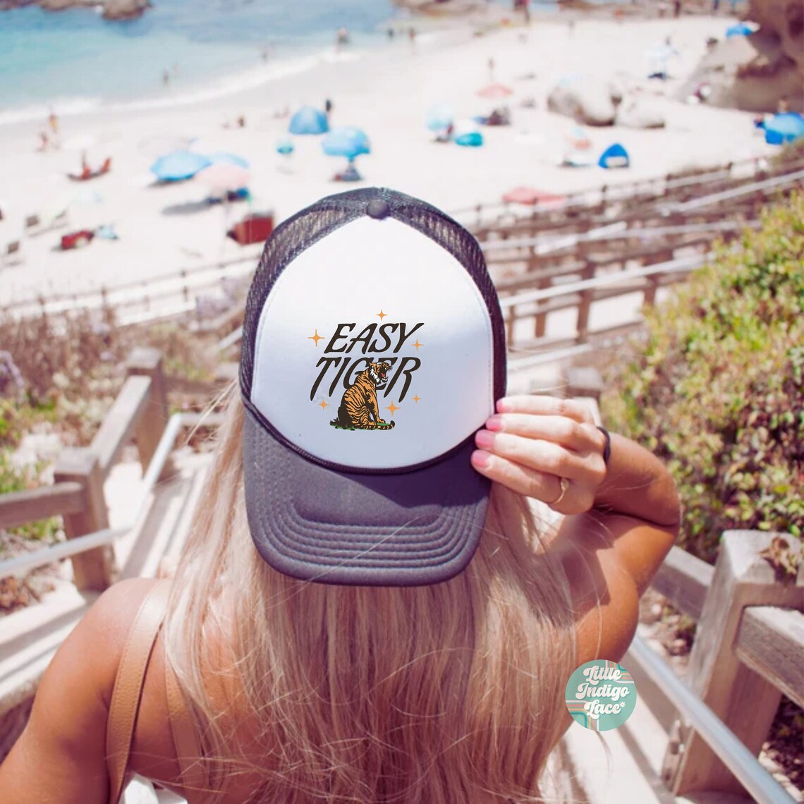 Easy Tiger Trucker Hat Vintage Inspired Aesthetic Retro Trucker Hat ...