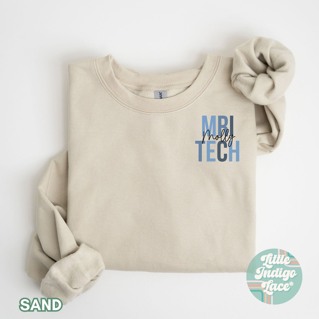 MRI Tech Sweatshirt Personalized, Custom Radiology Tech Sweatshirt, MRI ...