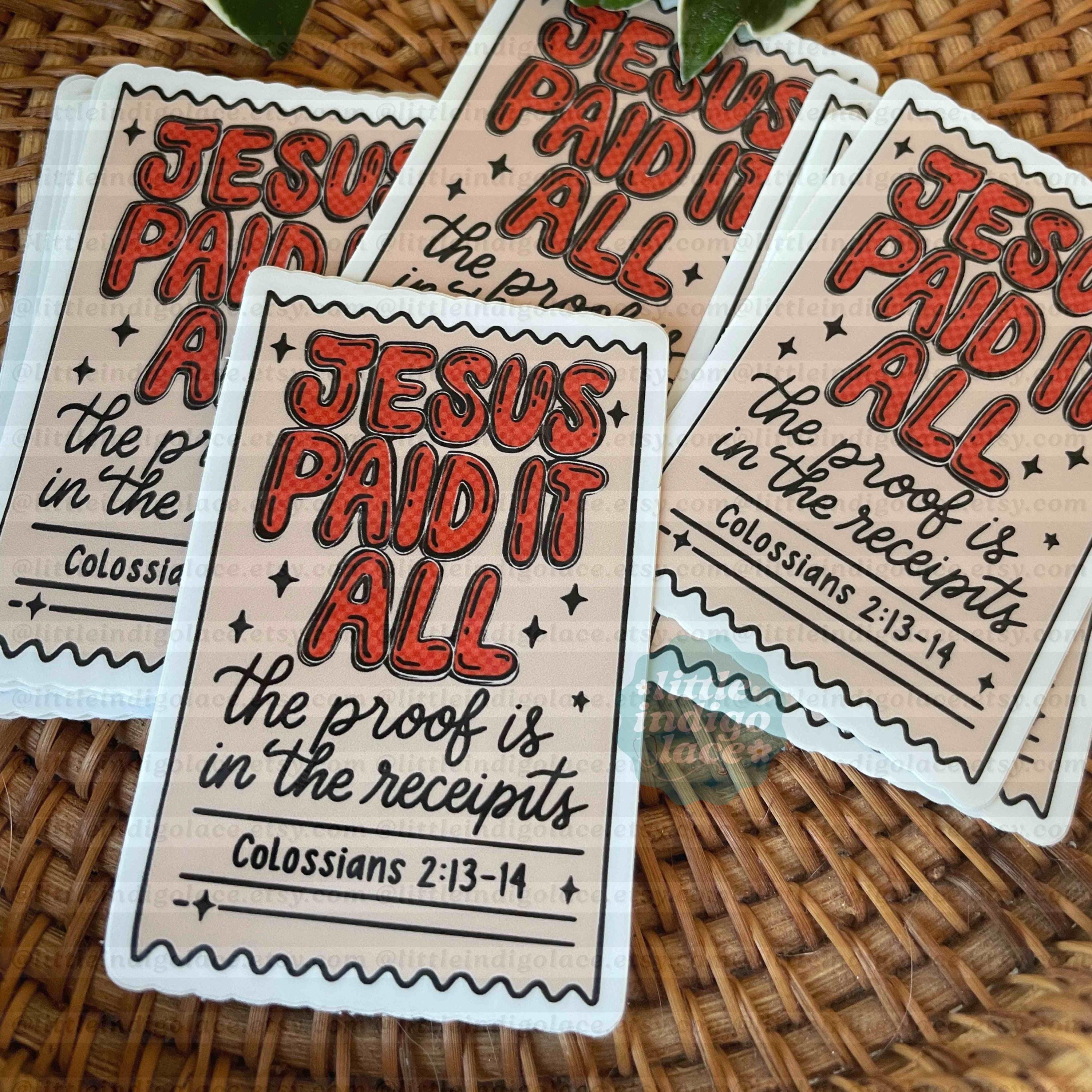 Funny Christian Sticker, Waterproof Bible Sticker, Jesus Sticker, Faith ...