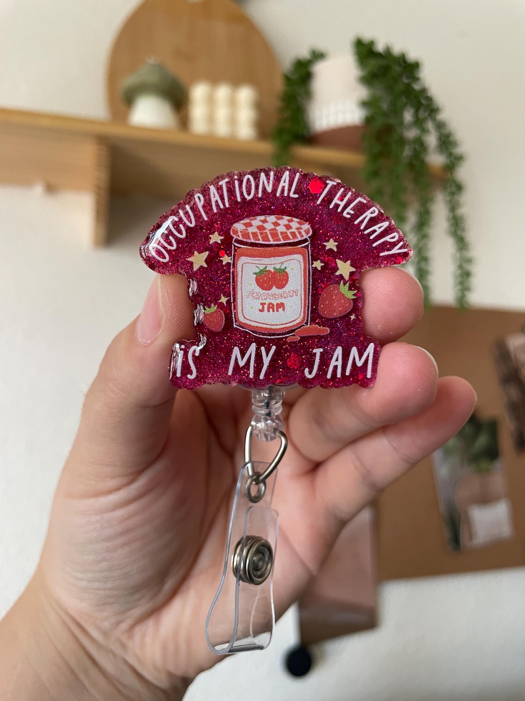 OT Badge Reel, Gift for Occupational Therapist, COTA Badge Reel ...