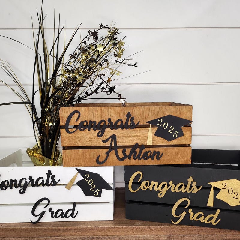 Graduation Card Box - Etsy