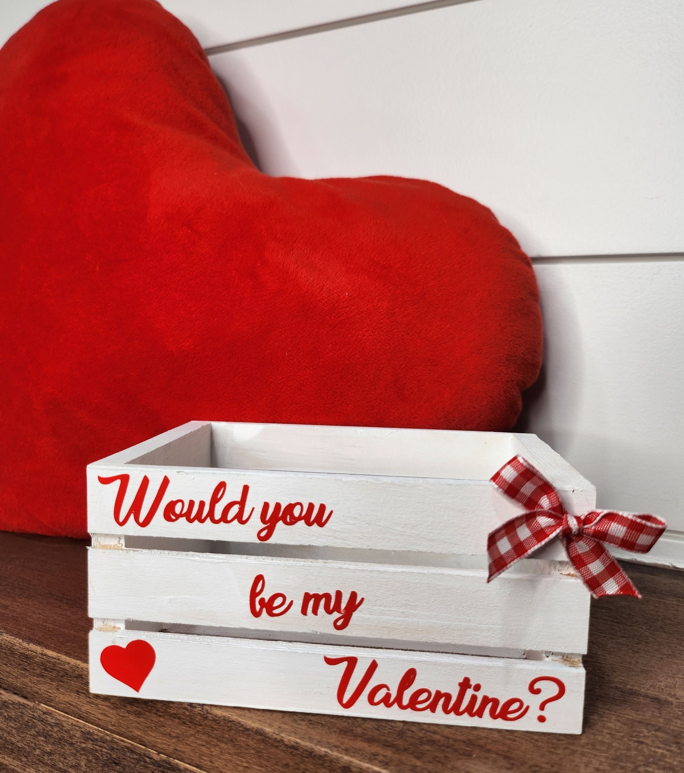Custom Small Wooden Box for Valentine Tiered Tray. Mini Custom Small Wooden Box for Valentine Tiered Tray. Mini
