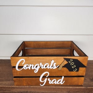 Personalized Graduation Card Box. Custom Wooden Graduation - Etsy