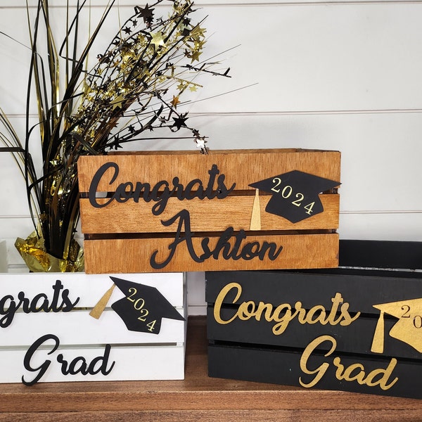 Graduation Card Box - Etsy