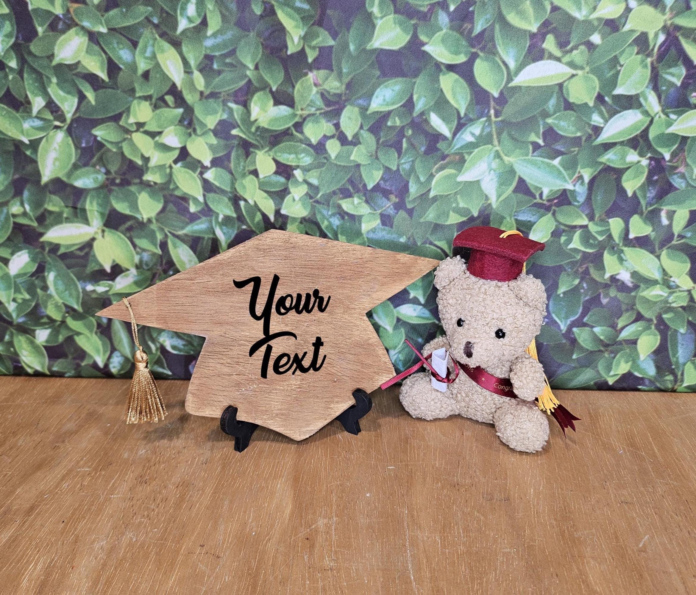 Personalized Graduation Cap Table Sign – Grad Party Decor in College ...