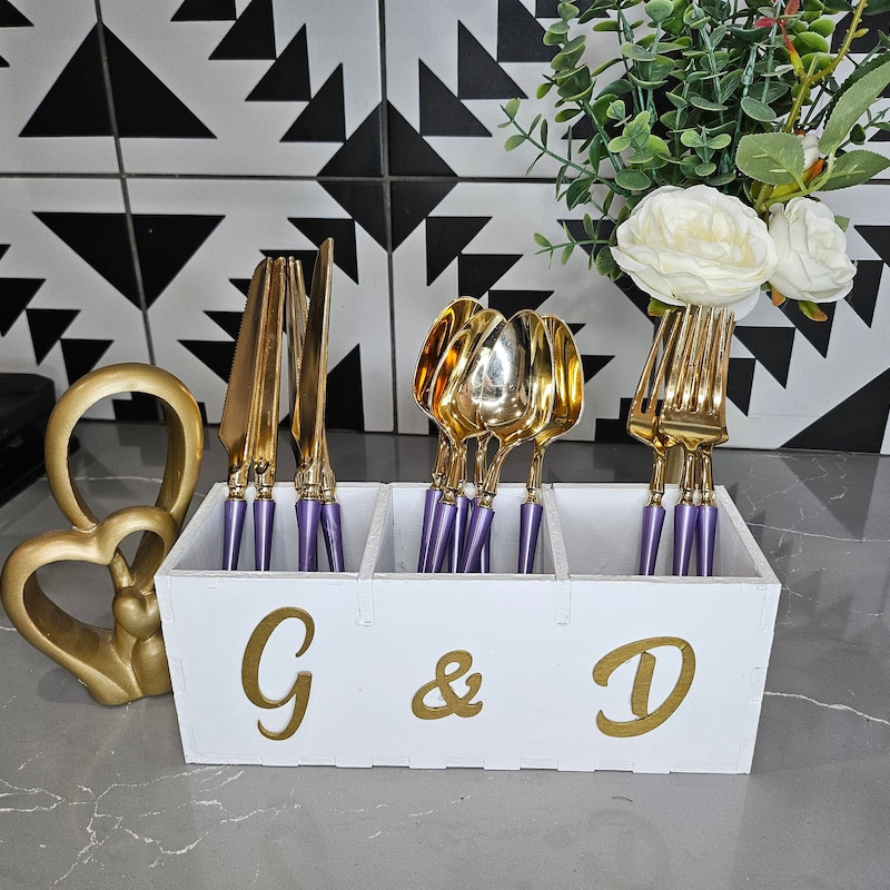 Silverware Caddy - Etsy