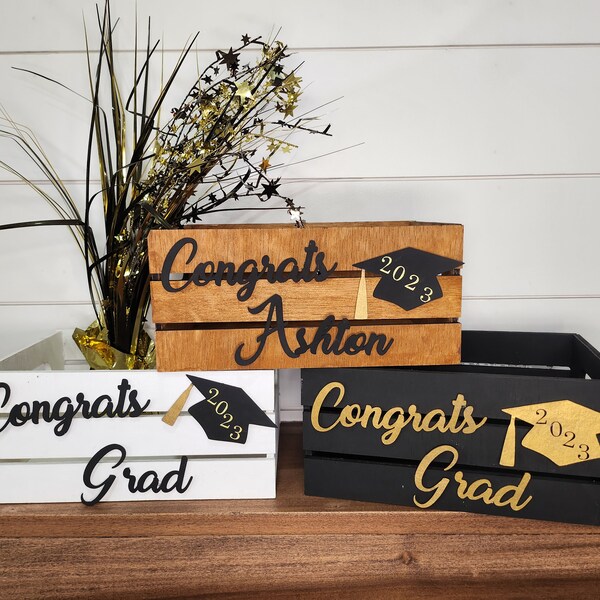 Graduation Card Box - Etsy