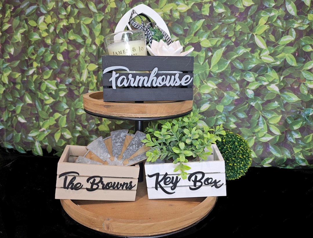 Key Holder and Remote Organizer Mini Crate. 5" - Etsy