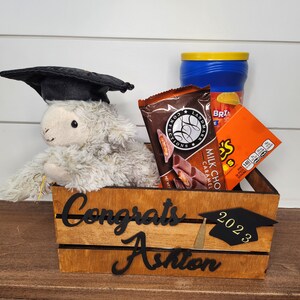 Personalized Graduation Card Box. Custom Wooden Graduation - Etsy