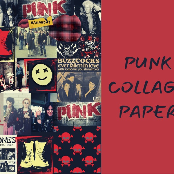 Punk Collage - Etsy