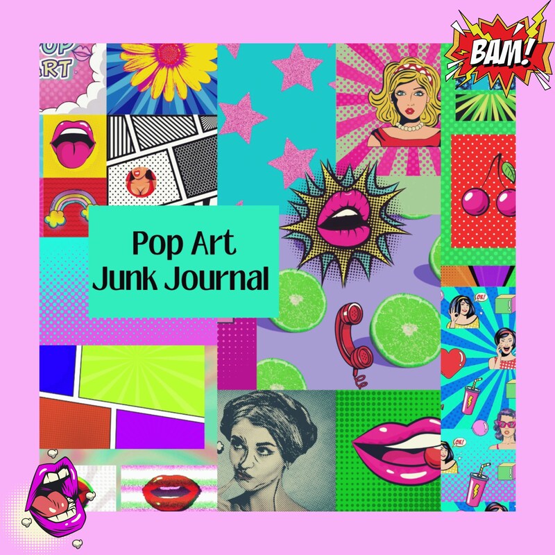 Pop Art Collage - Etsy