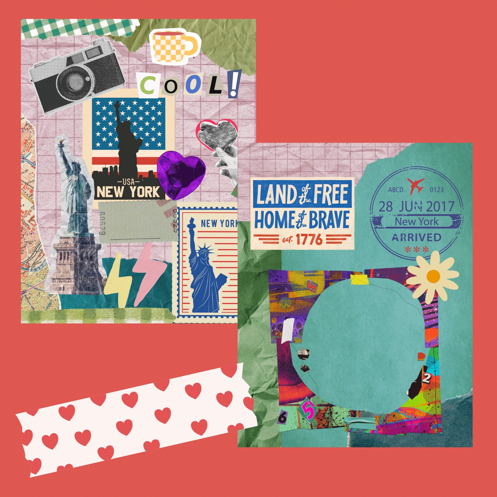 New York Journal Papers, Collage, Scrapbooking, Digital Prints - Etsy