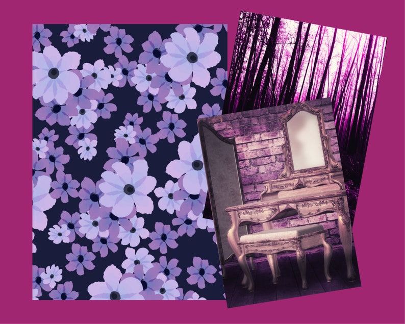 Purple Gothic Backgrounds, Digital Paper, DIY Craft - Etsy