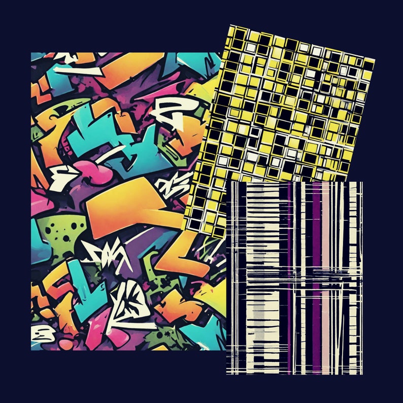 Punk Themed Paper Prints, Scrapbooking, Journal Sheets, Collage ...