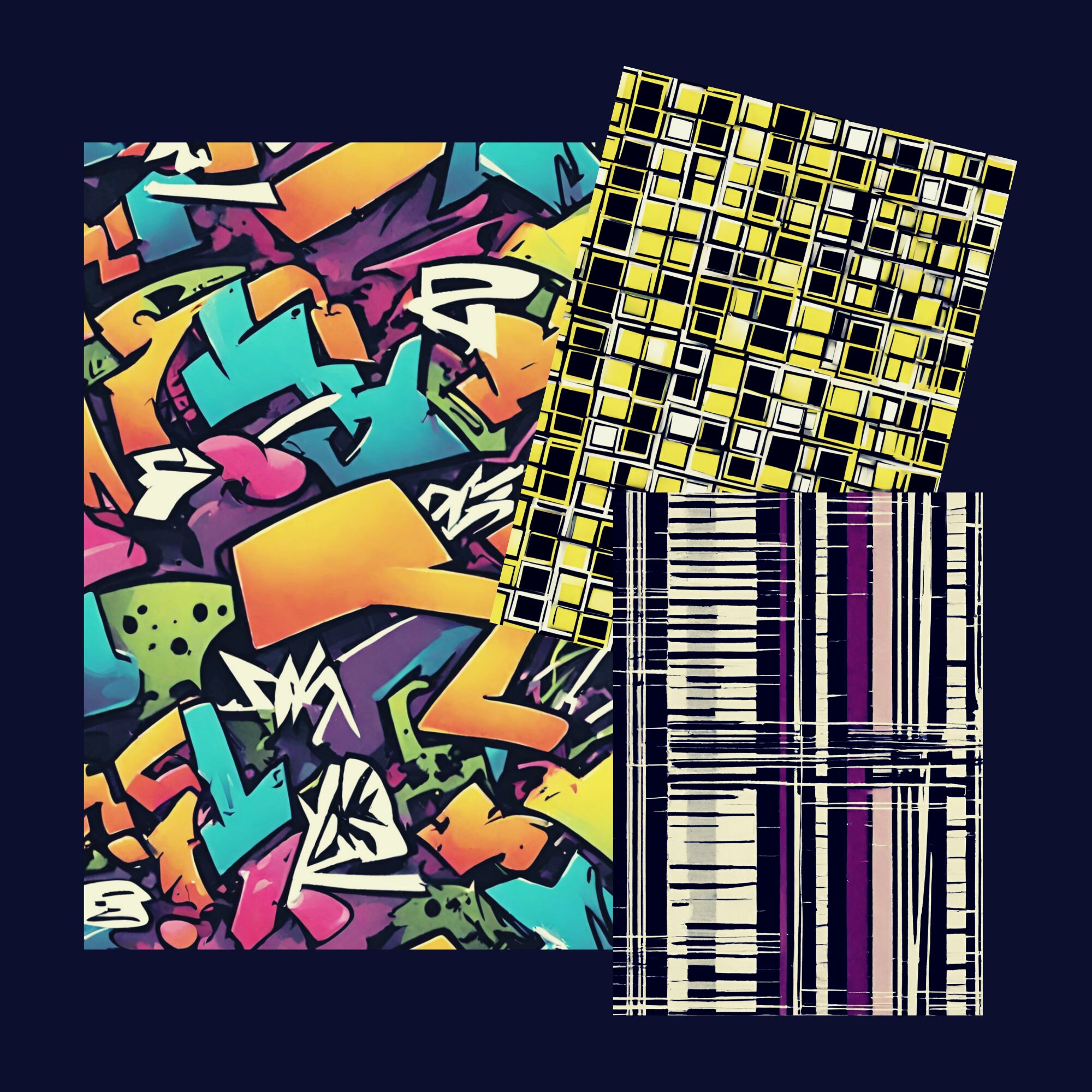 Punk Themed Paper Prints, Scrapbooking, Journal Sheets, Collage ...