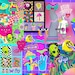 Weirdcore Prints, Digital Paper, Junk Journal Sheets, DIY Craft ...