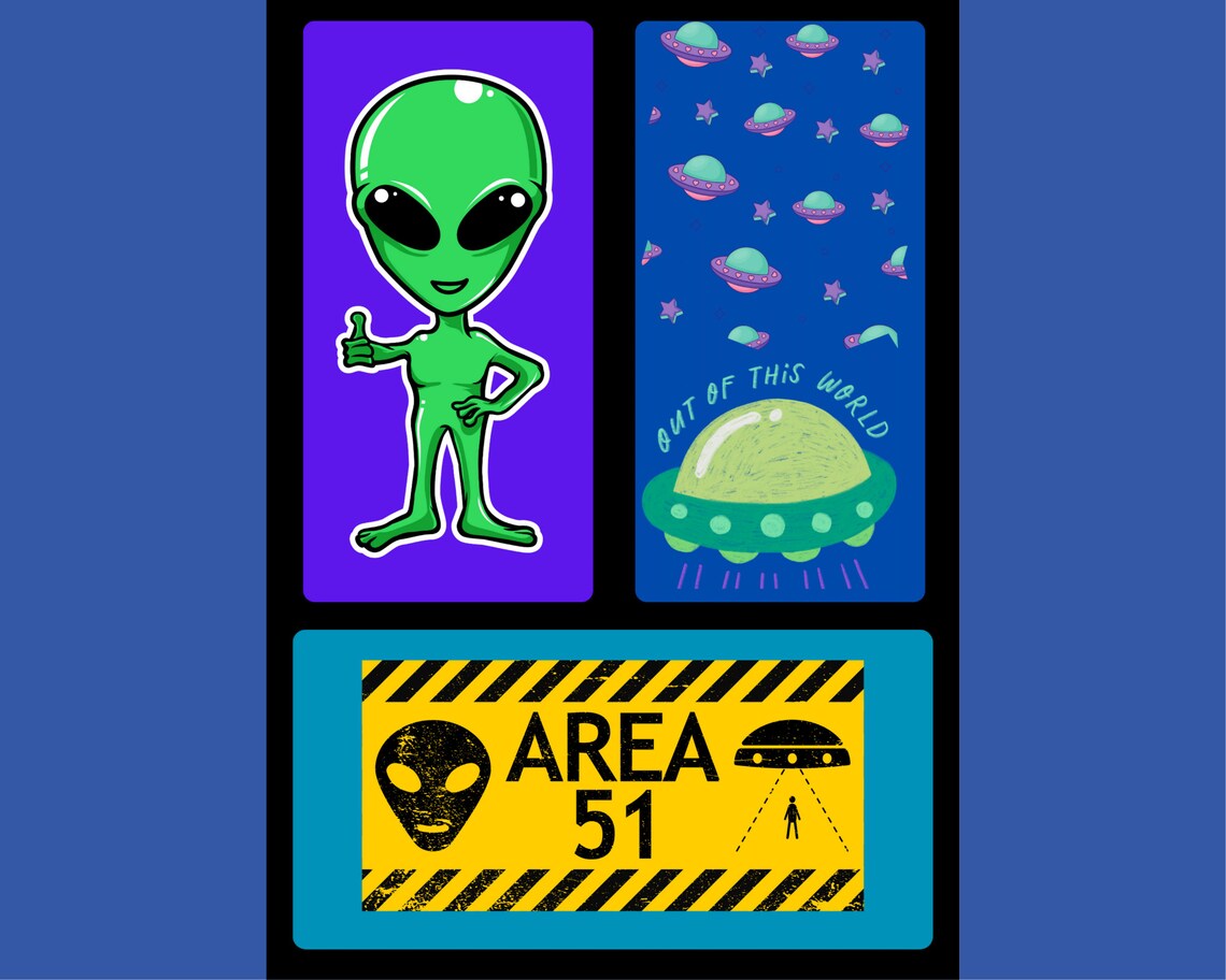 UFO Junk Journal Kit, Area 51, Aliens, Digital Paper, DIY Craft ...