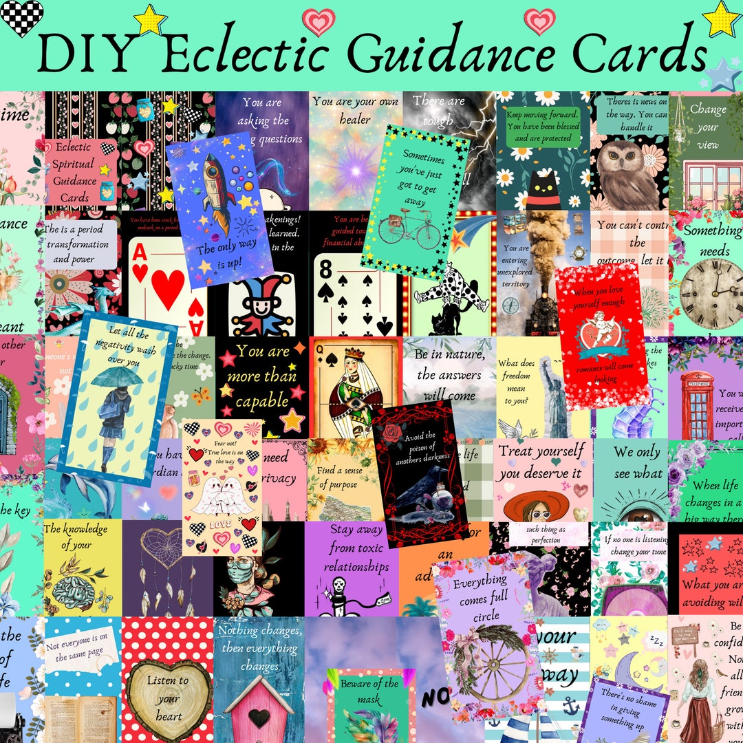 Printable Spiritual Guidance Cards Prints, Clarifying Deck, Digital ...