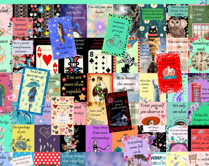 Success Oracle Cards - Print Your Own Oracle Card Deck. 60 Mini Cards ...